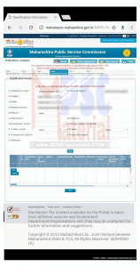 MPSC Online – Adding qualification information – MPSC Material